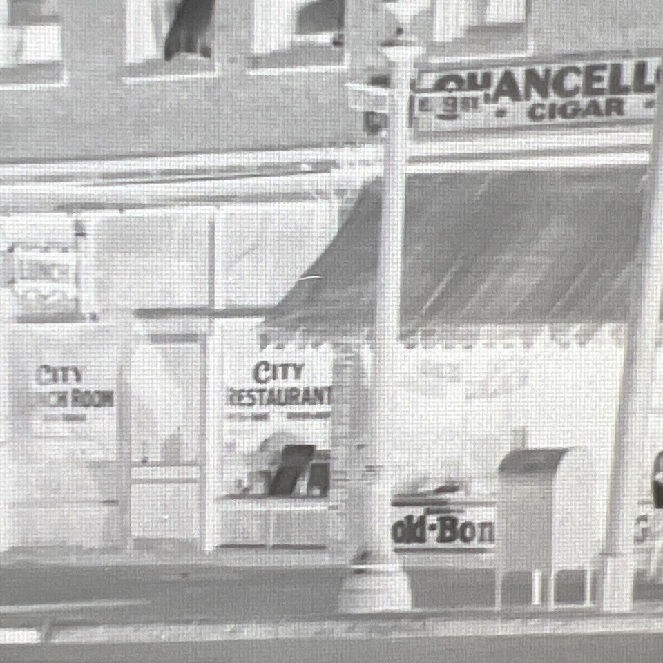 Vintage Negative Photograph Street Professional Photo Cleveland Ohio ...