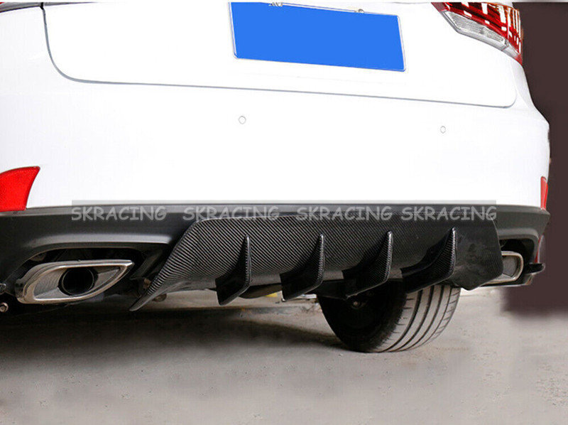 Real Carbon Fiber Rear Bumper Diffuser For Lexus IS350 IS300 Sport ...