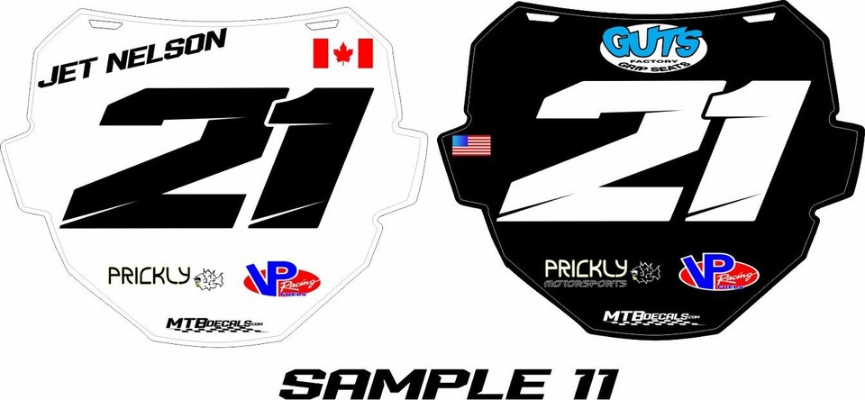 Custom Sticker For ODI DH Mountain bike downhill Number Plate | eBay