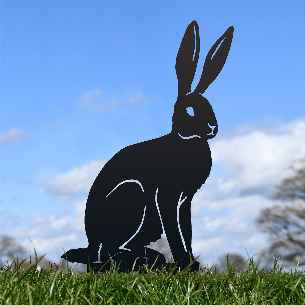 Sitting Rabbit Silhouette