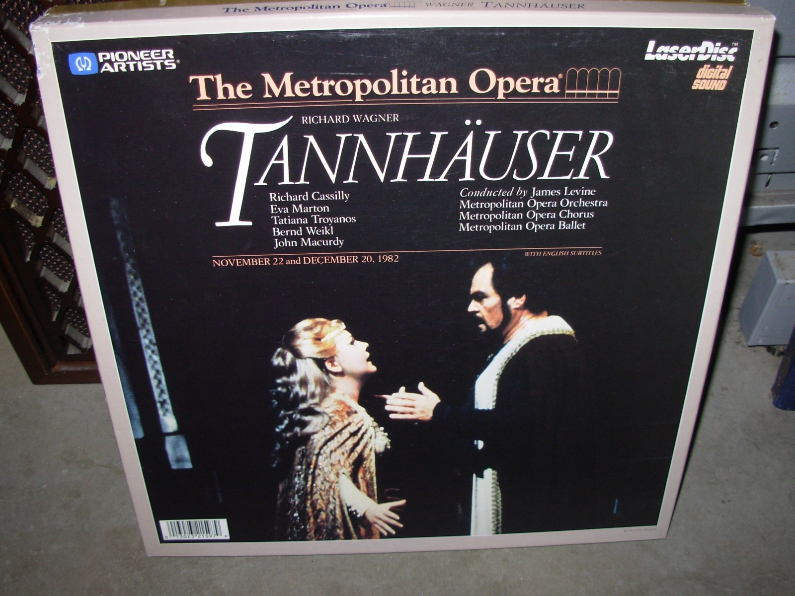 METROPOLITAN OPERA / WAGNER tannhauser - 2 laserdisc box - | eBay