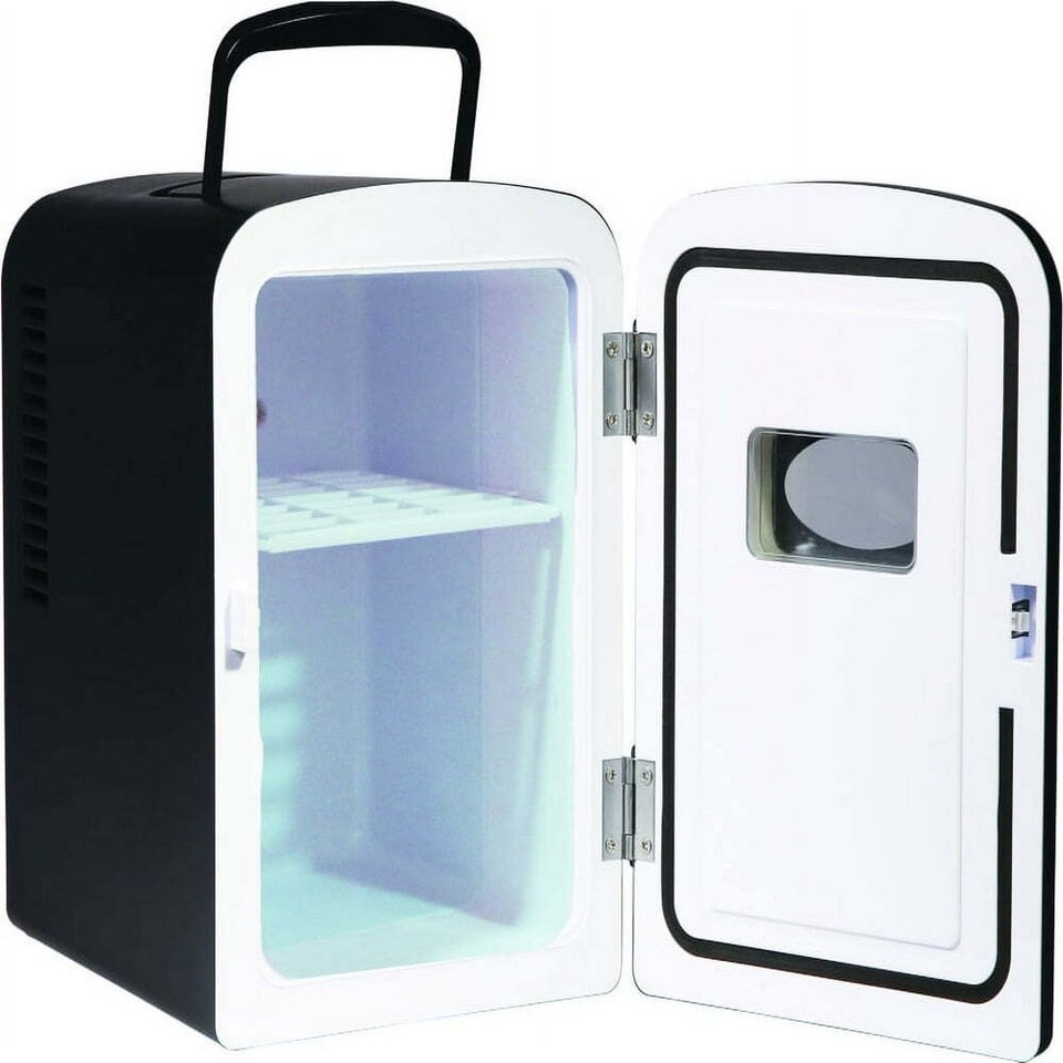 Portable Retro 6-Can Mini Fridge EFMIS129, Black 7445035176123| eBay