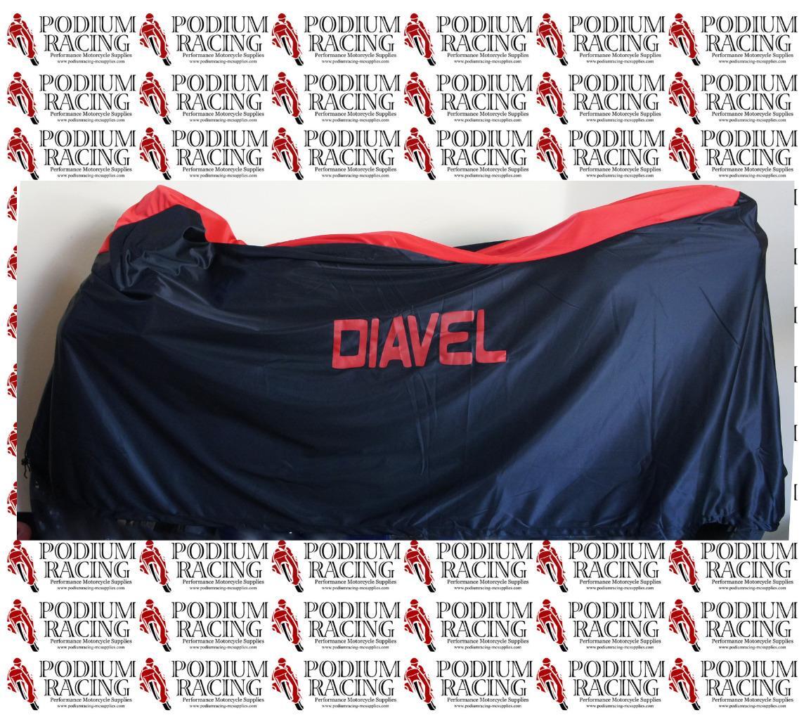 DUCATI DIAVEL INDOOR BIKE COVER CUSTOM FITTED WITH SOFT LINING BLACK ...