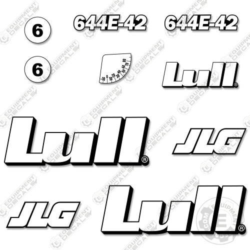 Fits JLG 644E-42 Decal Kit Telehandler Replacement Sticker Set 7 Year ...