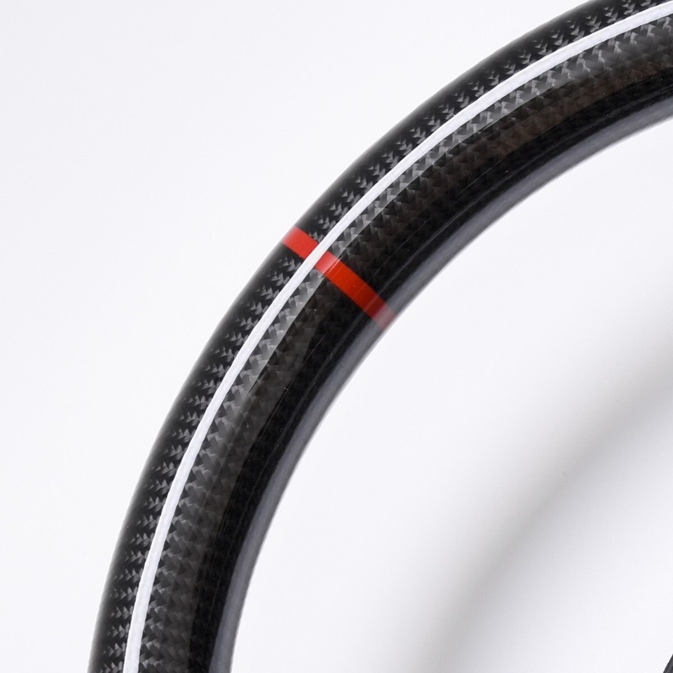 W/heated carbon fiber Steering Wheel Mercedes-Benz W205 C63 AMG CLA GLE ...