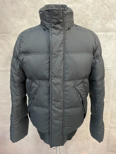 Marc New York Puffer Jacket Men Black Long Sleeve Pockets Snap Inside ...