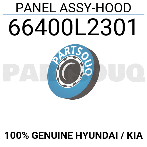 66400L2301 Genuine Hyundai / KIA PANEL ASSY-HOOD | eBay