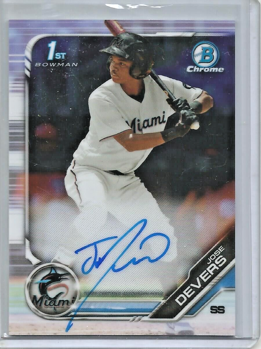 Jose Devers 2019 Bowman Chrome Autograph Rookie | eBay