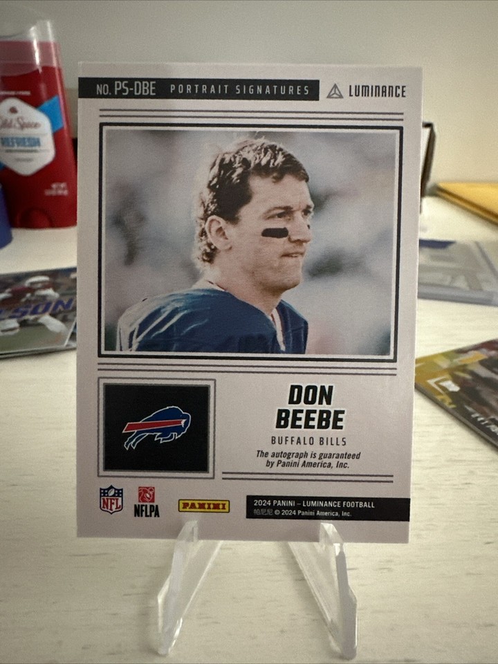 Don Beebe 2024 Luminance Auto Autograph Buffalo Bills /50 | eBay