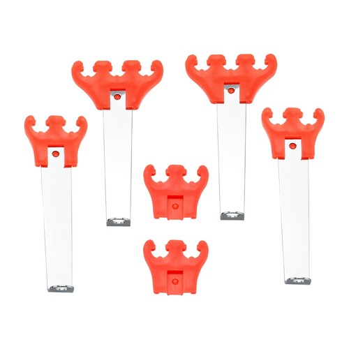 Red, Chrome Universal Spark Plug Wire Looms 7/8/9mm Separator Chevy ...