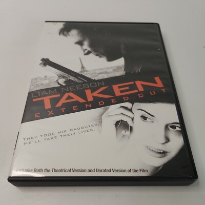 Taken DVD Action Movie Liam Neeson Extended Cut - Theatrical and ...
