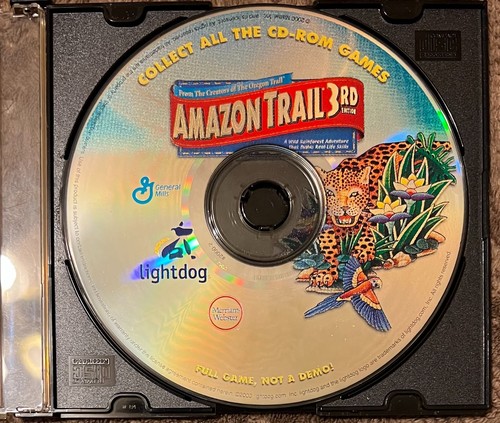 PC Game - Amazon Trail 3rd Edition - General Mills Promotion - Lightdog ...