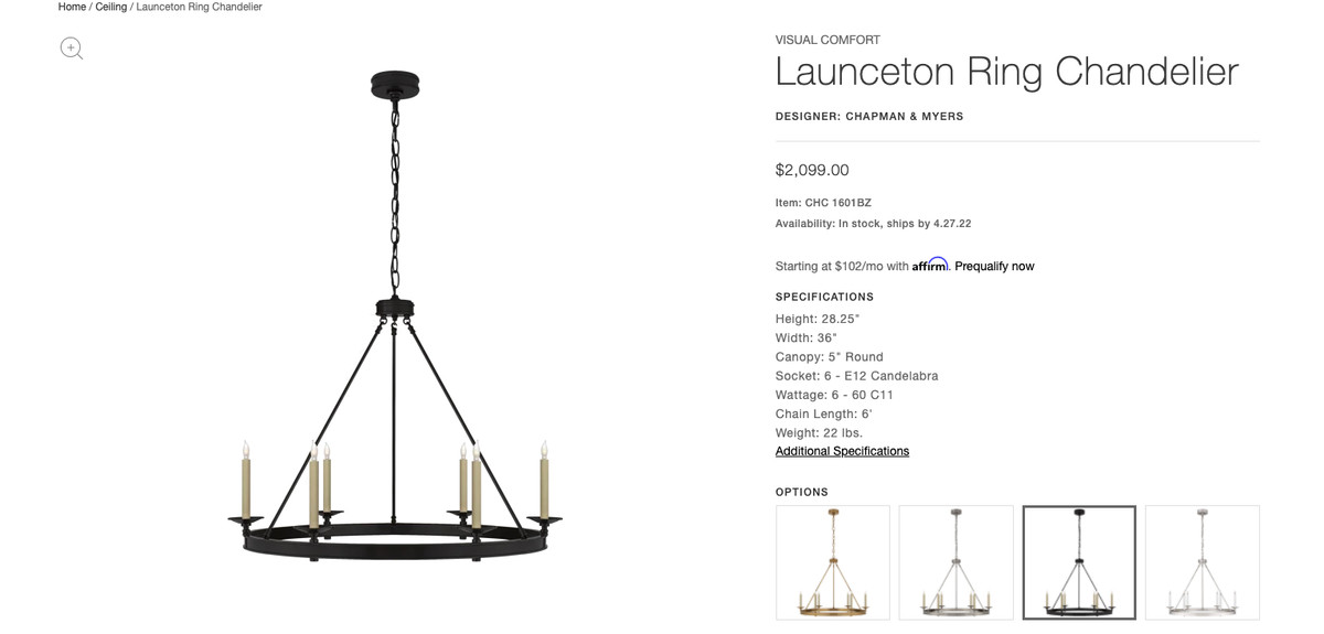 Visual Comfort And Circa Lighting | Shelly Lighting