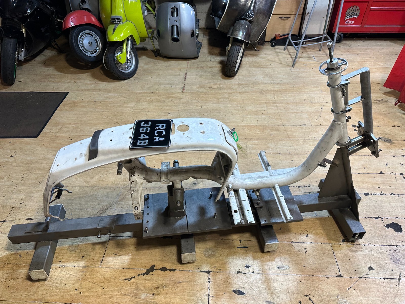 LAMBRETTA FRAME INSPECTION, WELDING & FABRICATION WORK ON HEAVY DUTY ...