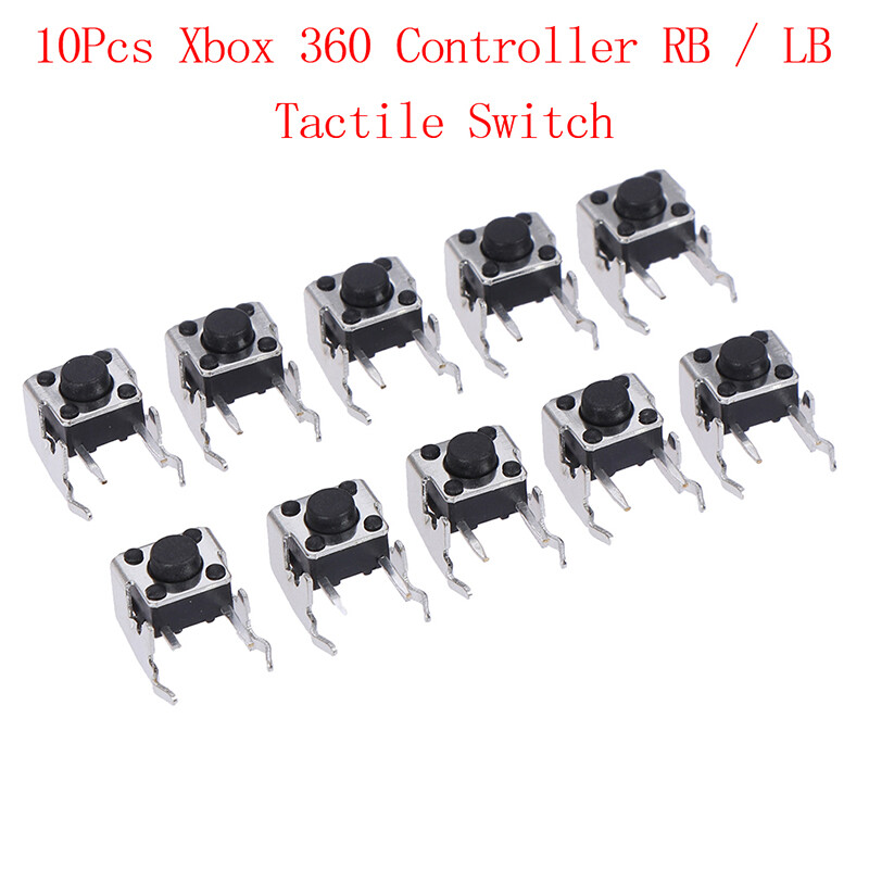 10Pcs RB / LB bumper button tactile switch for Xbox One Xbox 360 ...