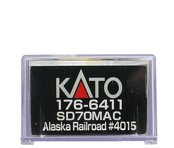 N Kato 176-6411 Alaska Railroad 4015 SD70mac Spirit of North Pole DCC ...