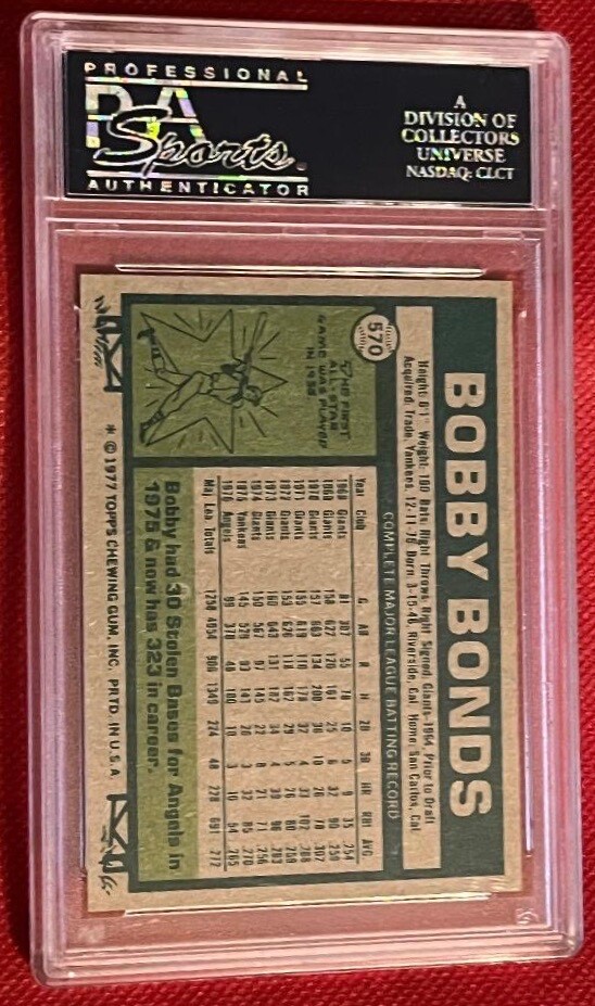 1977 Topps - #570 Bobby Bonds for sale online | eBay