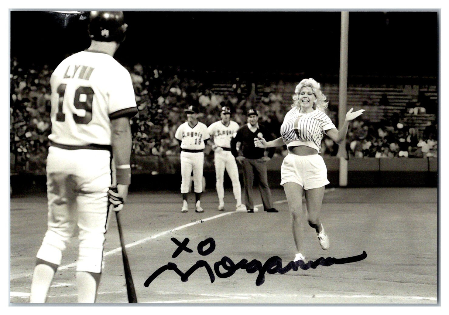 Morganna The Kissing Bandit Hand Signed 4x6 Photo TC46-7627 | eBay