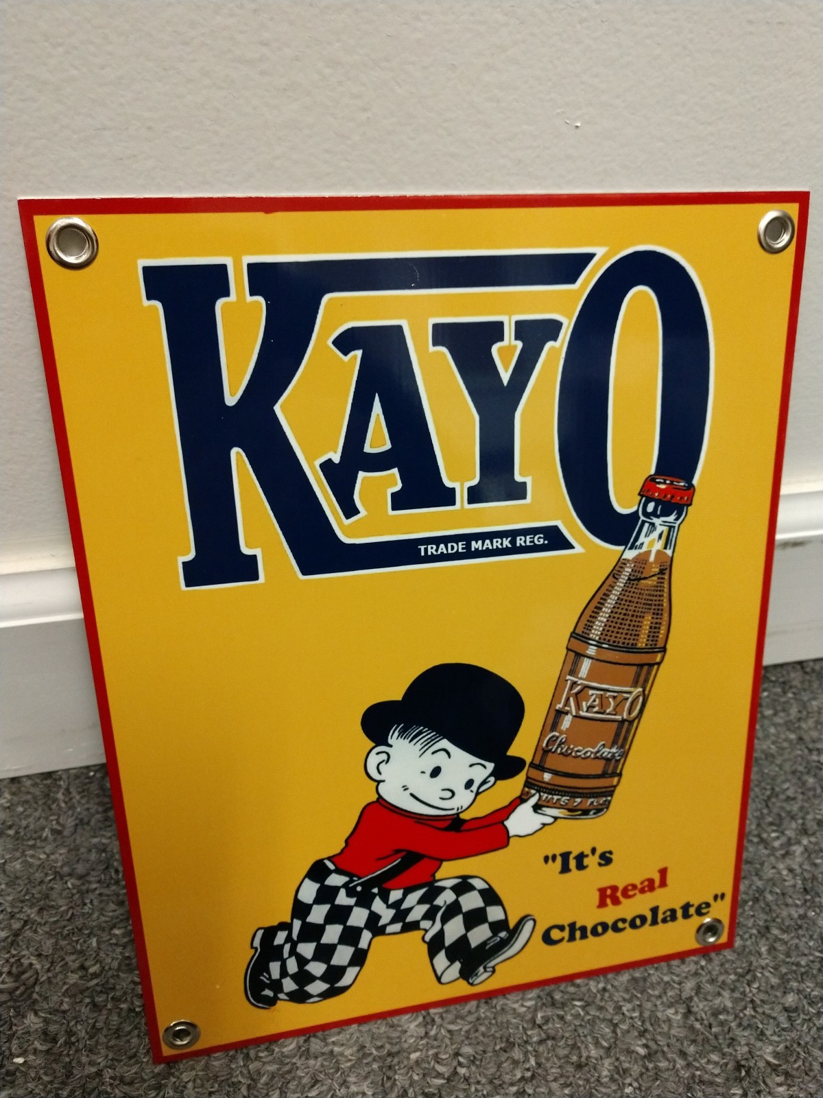 Kayo chocolate soda pop beverage restaurant fast food Sign | eBay