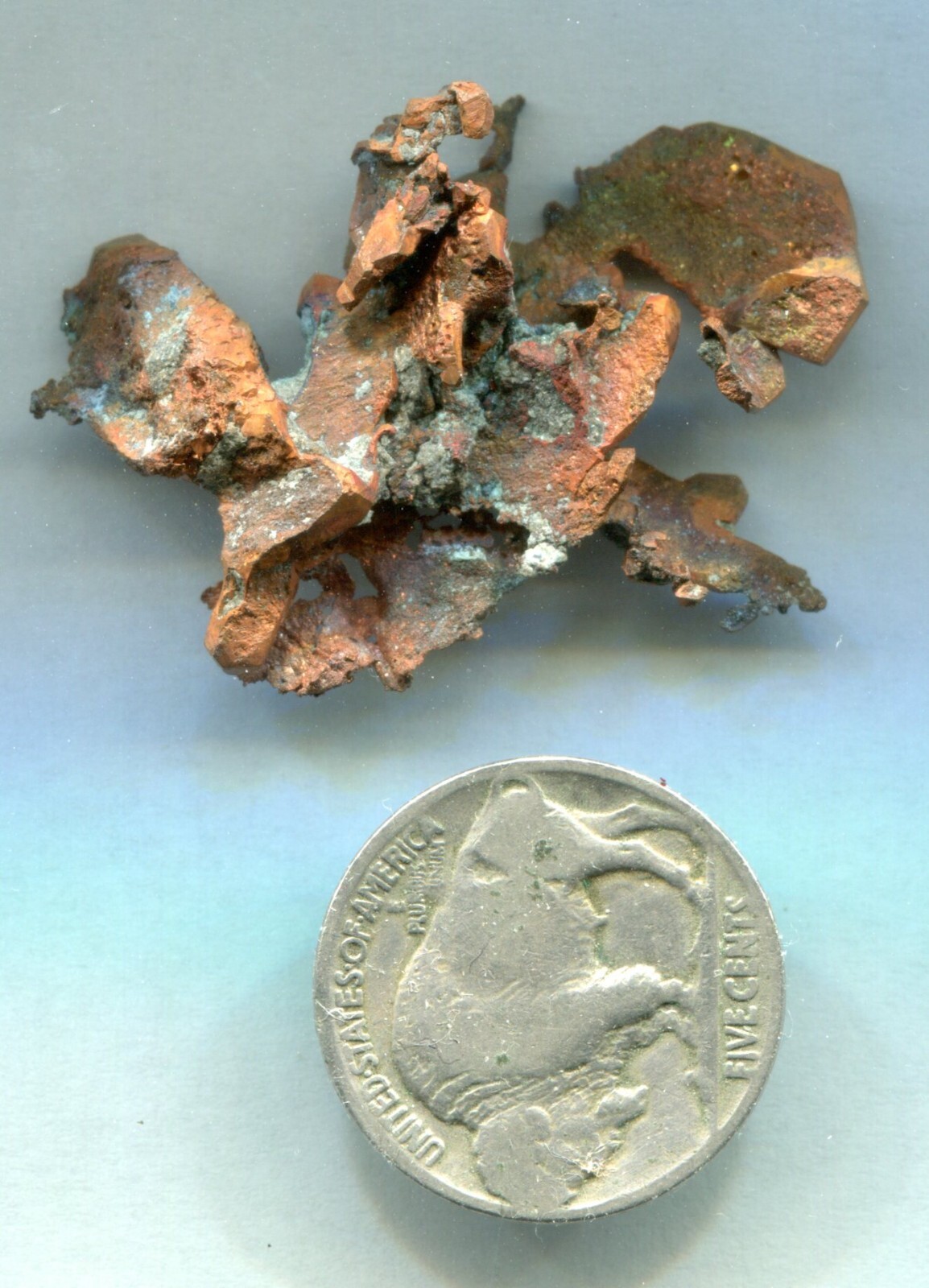White Pine Copper Mine Native Copper Nugget 1-1/2 inches 8.6 grams See ...