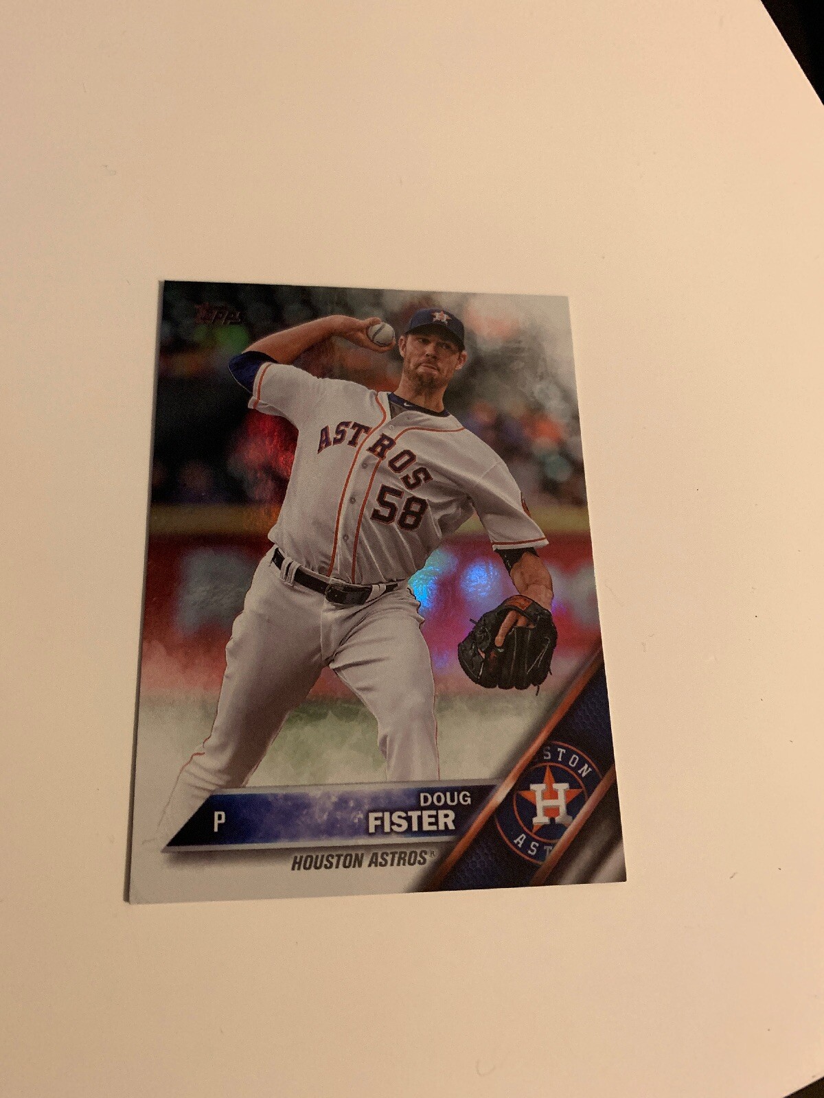 2016 Topps Update Rainbow Foil Houston Astros Baseball Card #US265 Doug ...