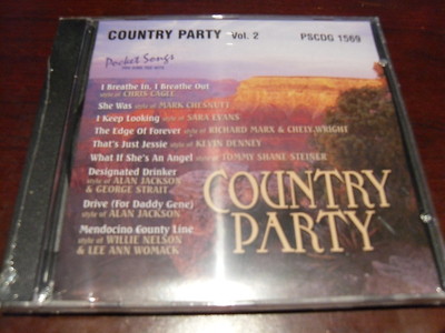 POCKET SONGS KARAOKE DISC PSCDG 1569 COUNTRY PARTY VOL 2 CD+G MULTIPLEX ...