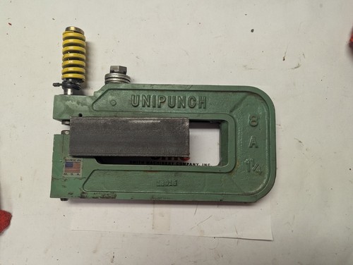 Unipunch 2100 8A 1 1/4 C Punch Round Unit, Complete set with shear ...