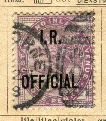 BRITAIN; 1882 early classic QV OFFICIAL issue used 1d. value | eBay UK