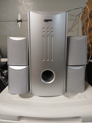 Apex Digital HT170 Home Theatre Speakers System W Subwoofer Works | eBay