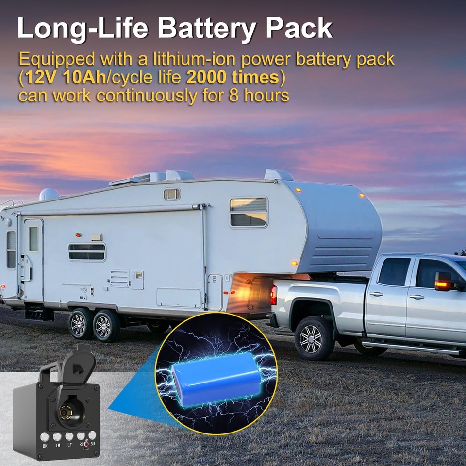 Portable Trailer Light Tester Box, Wireless Remote Control Operation | eBay