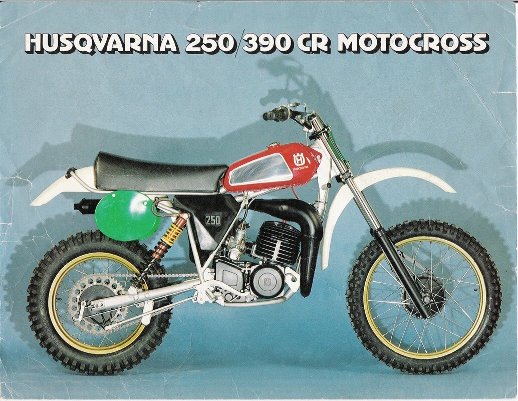 1979 Husqvarna 250CR Motocross Motorcycle POSTER 24 X 36 INCH Sweet! | eBay