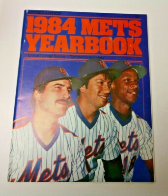 1984 NEW YORK METS MLB PROGRAM YEARBOOK GOOD CONDITION BASEBALL | eBay