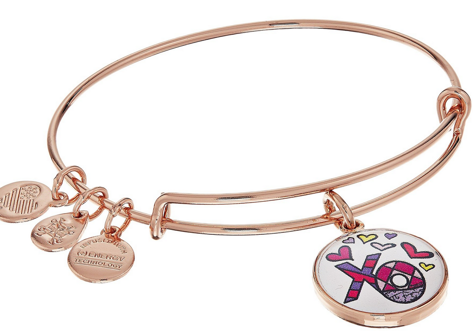 Alex and Ani Romero Britto Art Infusion XO (Rose Gold) Bangles * NEW ...