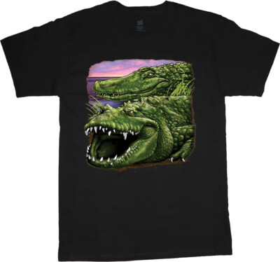 Alligators T-shirt Mens Graphic Tee Clothing Apparel Alligator Gifts | eBay