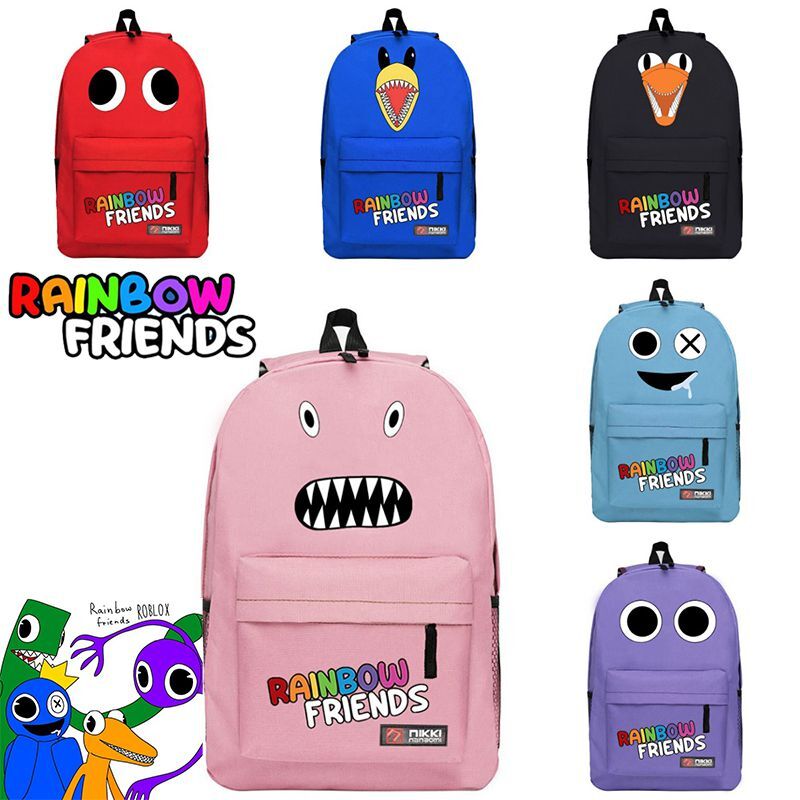 Colorful Roblox Rainbow Friends Backpack Lightweight And Spacious For ...