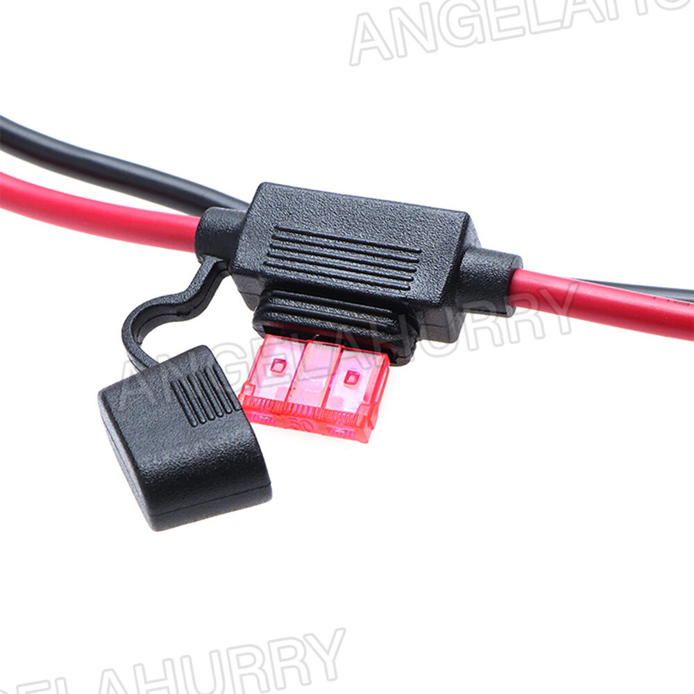 2x Anderson Lead 50 amp 50A plug to 8mm Lugs, 50amp cable lead 250mm ...