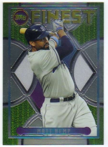 2015 Topps Finest 1995 Finest Insert #94F-09 Matt Kemp Padres | eBay