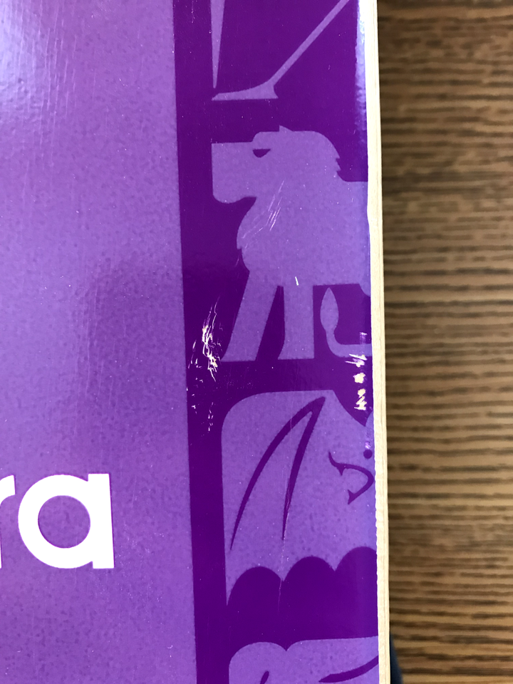SIGNED *RARE Bam Margera Element 25 years edition Purple Bat Deck WON ...