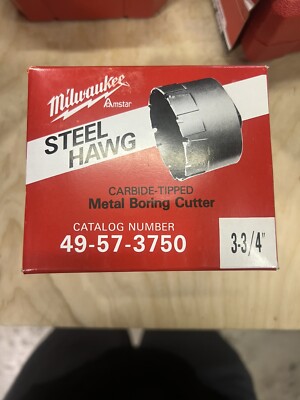 Milwaukee Tool 49-57-3750 3-3/4" Threaded Steel Hawg Cutter | eBay