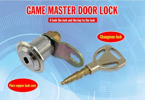 8PCS Arcade Coin Door Lock Game Machine Tubular Cam Lock 28mm Type ...
