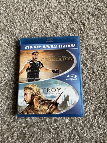 Double Feature: Gladiator & Troy Blu-ray DVD | eBay