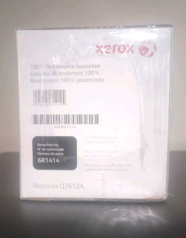 Xerox HP Q2612A Laser jet Black Toner Cartridge - FACTORY SEALED BOX | eBay