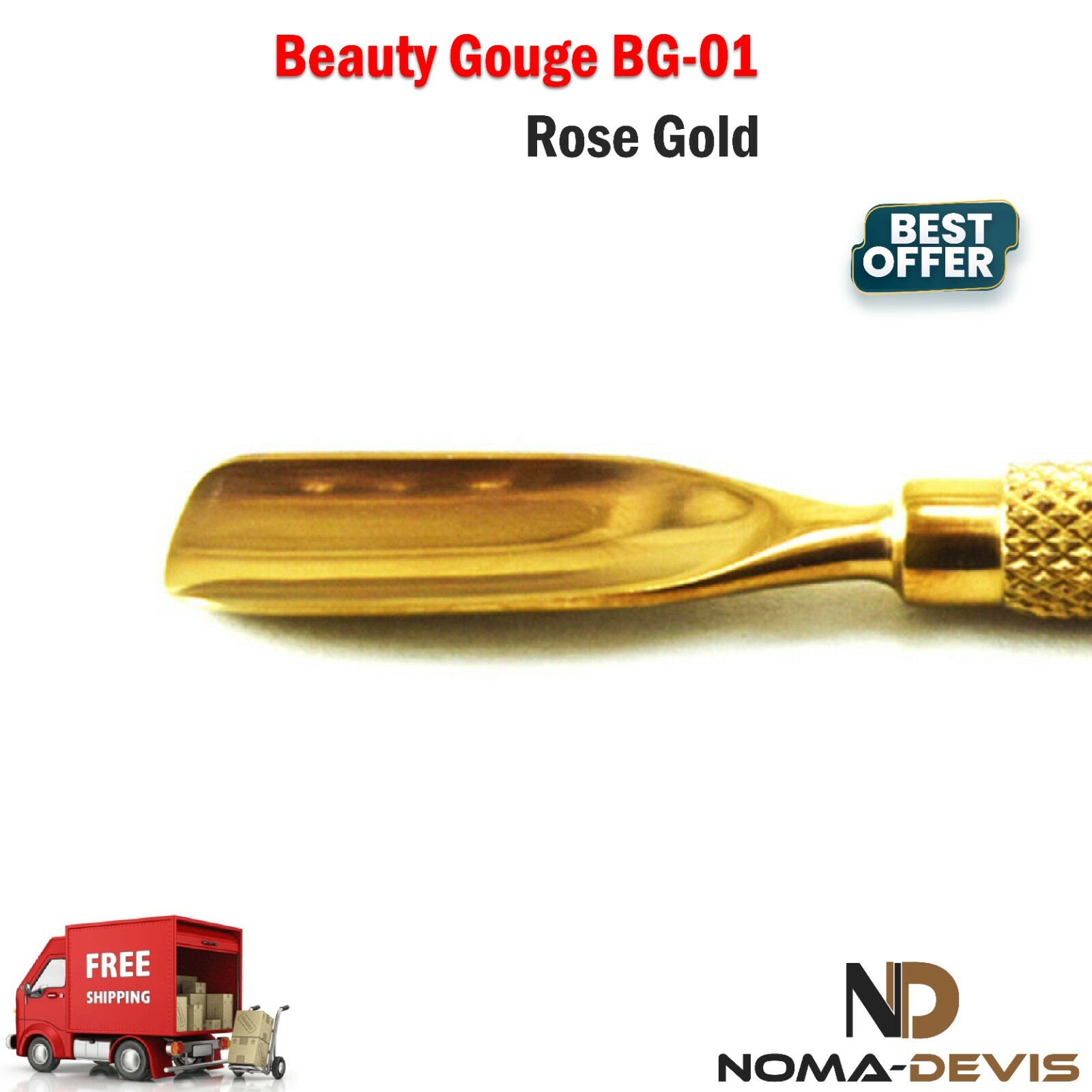 Cuticle Nail Gouge BG-01 Nail Art Nails Pusher Remover Beauty Manicure ...