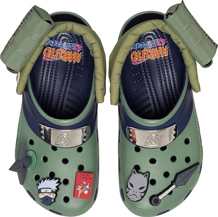 Crocs Naruto Kakashi Classic Clog Mens Size 2-7 Womens Size 4-9 Anime ...