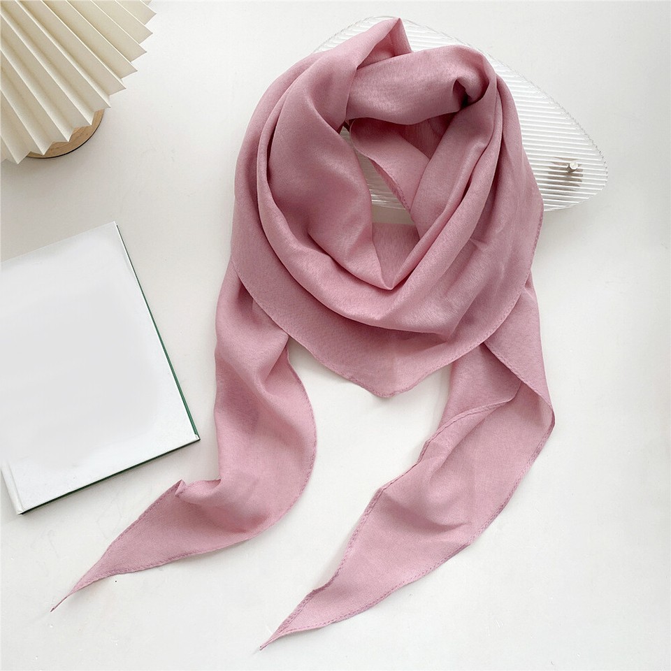 50*175cm Solid Color Scarf Women's Neck Scarf Fashion Shawls Wraps Soft ...
