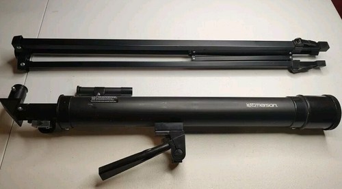 Emerson Black 50x / 100x Adjustable Tripod Refractor Telescope | eBay