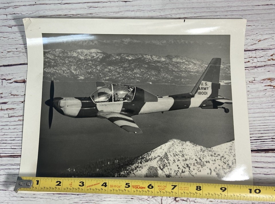 VTG Lockheed YO-3A Quiet Star Aircraft Photo U.S. Army | eBay