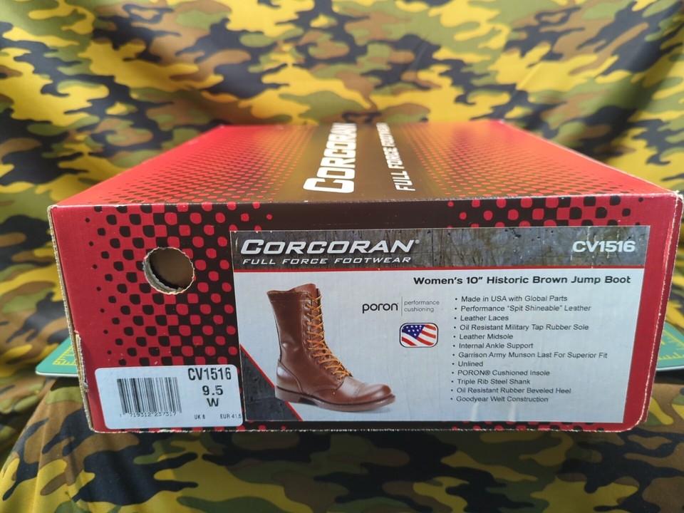 Corcoran BOOTS Women's Lacer Leather Historic Jump Boot #CV1516 Sz 9.5w ...