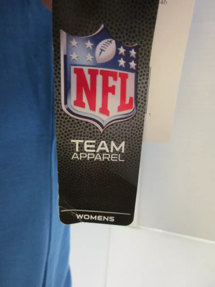 NFL Team Apparel Women’s Rhinestone Sequin V Neck T Shirt Pick Team ...