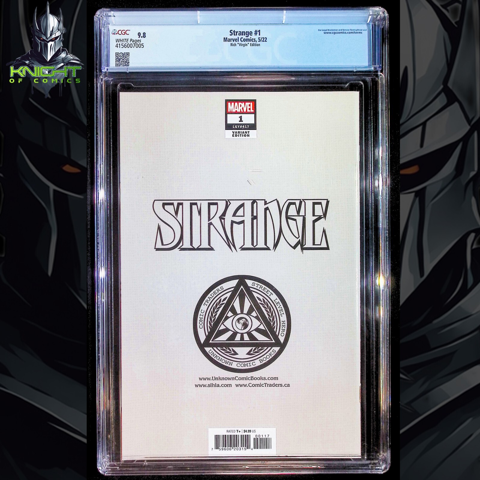 STRANGE #1 - SABINE RICH VIRGIN VARIANT 🔑KEY MARVEL COMICS 2022 CGC 9.8 ...